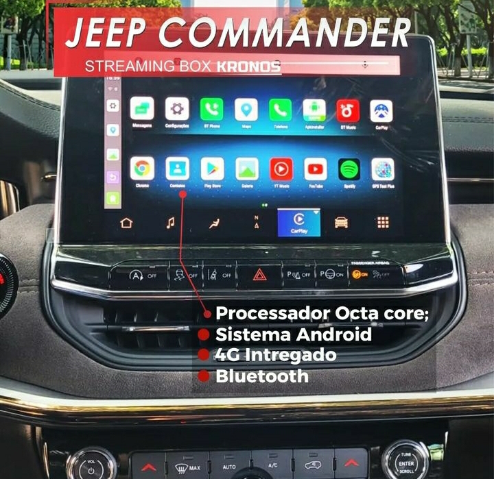 Kronos lança streaming box para Jeep Commander - Portal Revista AutoMOTIVO