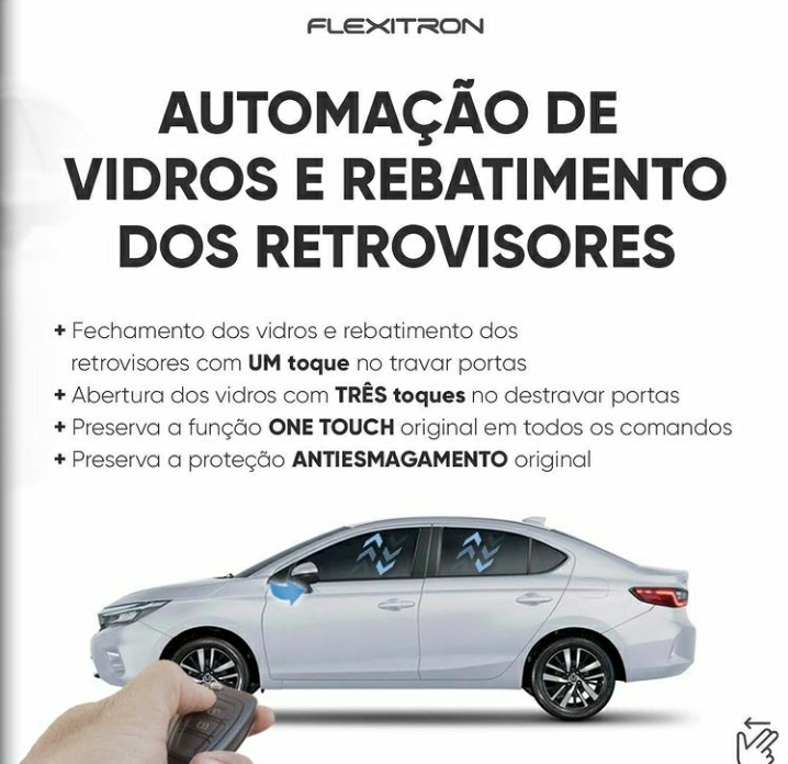 Flexitron lança automação de vidros e rebatimento dos retrovisores para ...