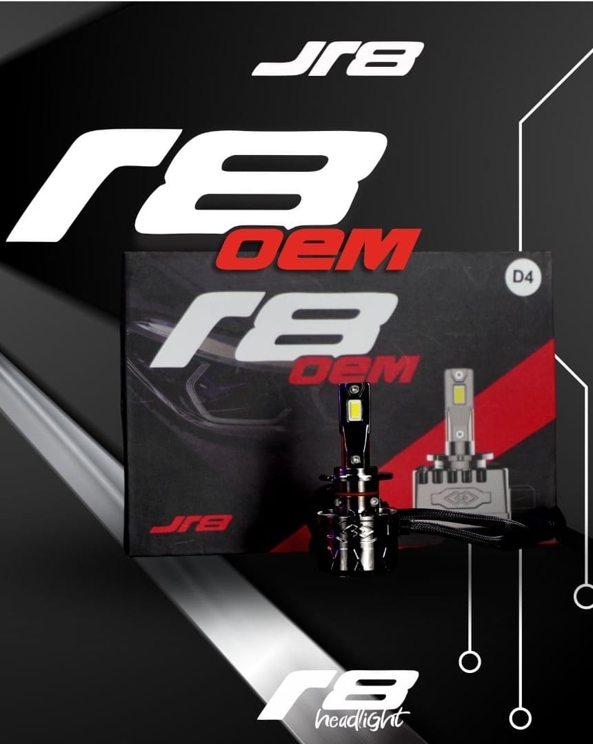 JR8 Imports lança LED OEM R8 com potência de 35 watts por lâmpada ...