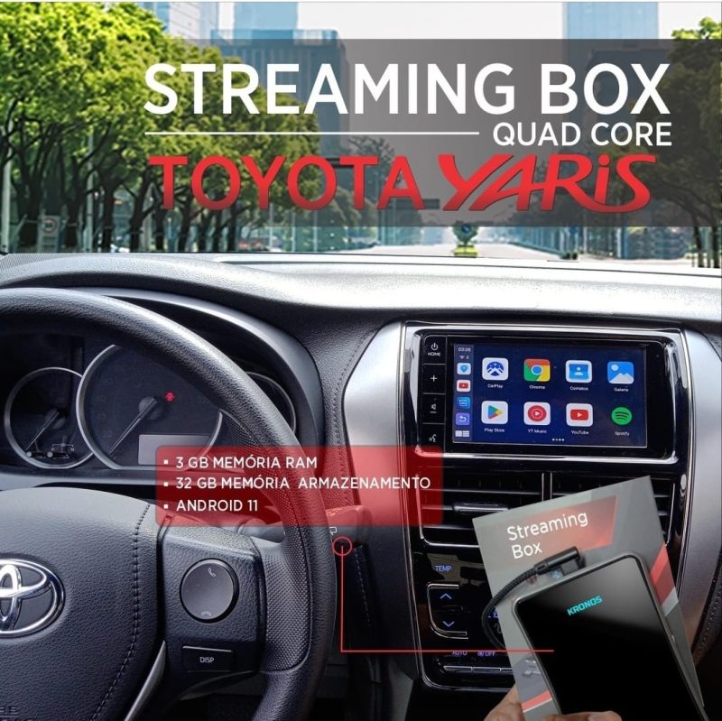 Kronos lança streaming box para Toyota Yaris - Portal Revista AutoMOTIVO