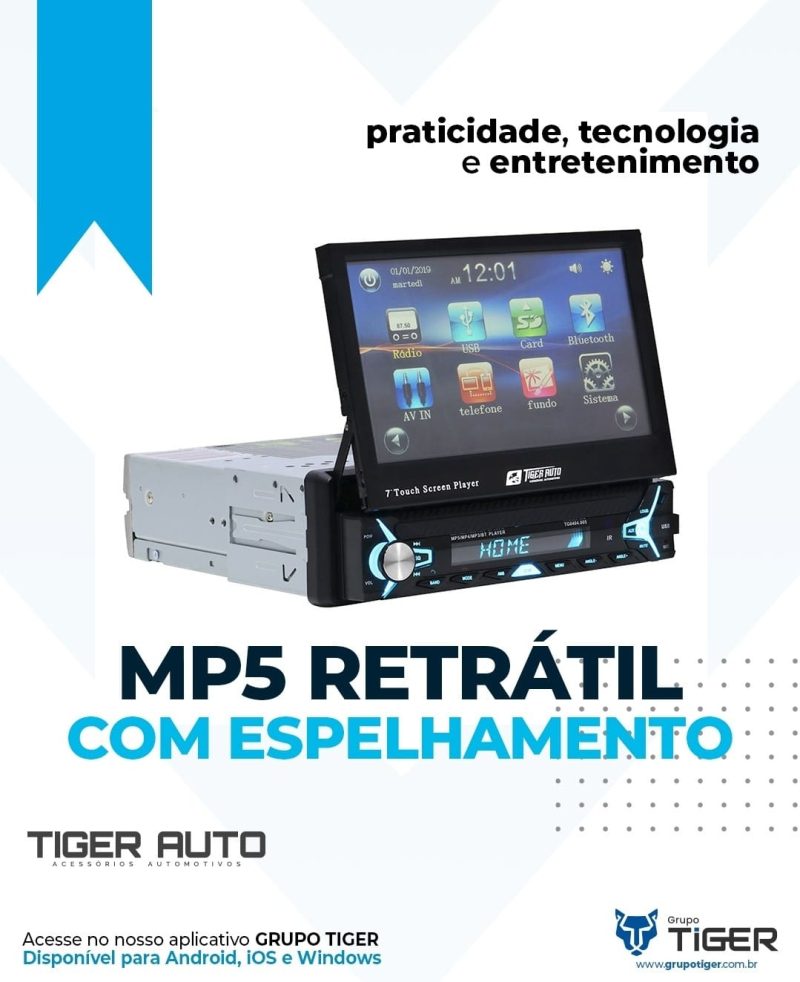 Tiger Auto lança MP5 Retrátil compatível com iOs e Android - Portal ...