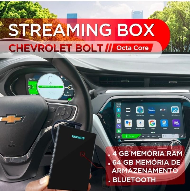 Kronos lança Streaming Box para elétrico Chevrolet Bolt - Portal ...