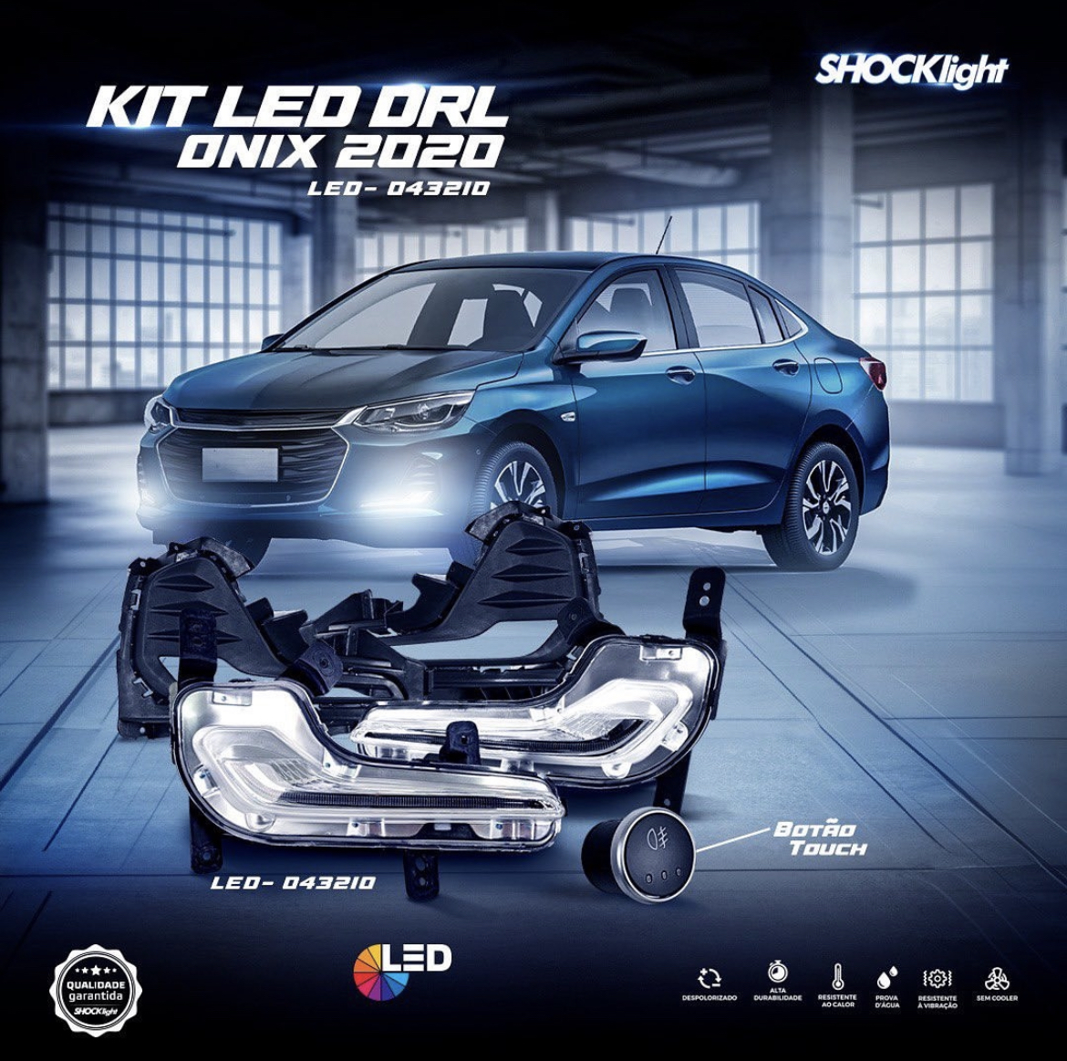 Shocklight lança kit DRL para o novo Onix - Portal Revista AutoMOTIVO